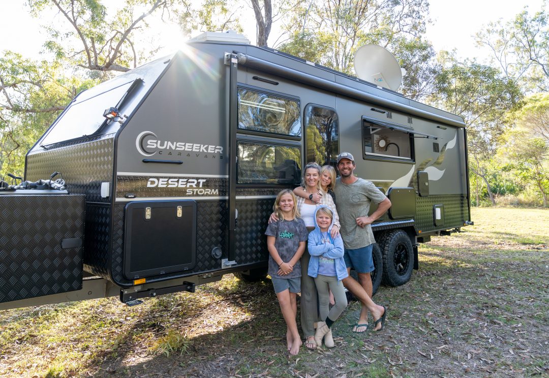 OUR CARAVAN | Trip In A Van